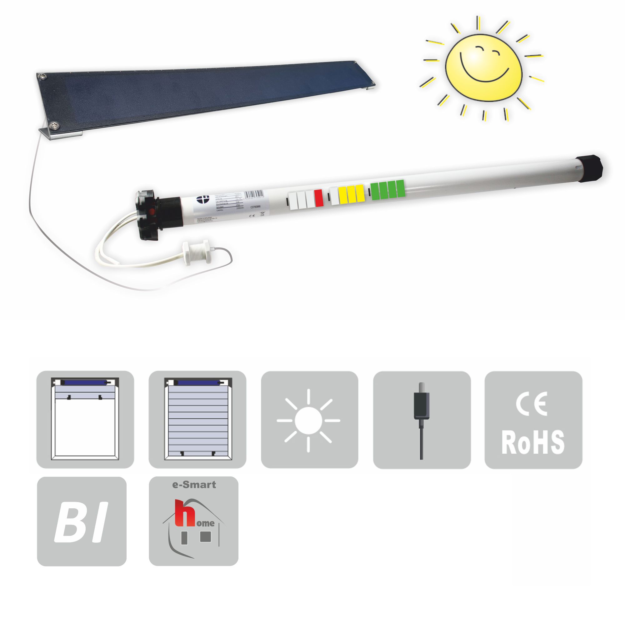 Befestigung24.de | Akku-Motor-Set, inkl. Handfunksender mit Timer ( 1 ...